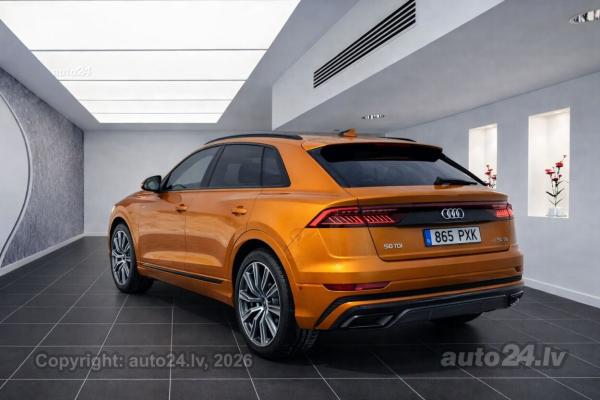 Oranžs Audi Q8 2018 Tallina, ar dzinēja tilpumu 3.00 L un nobraukumu 111 tūkst. km par 49900 €, foto 3 vietnē AUTOMOTO.COM.LV
