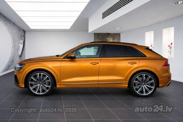 Oranžs Audi Q8 2018 Tallina, ar dzinēja tilpumu 3.00 L un nobraukumu 111 tūkst. km par 49900 €, foto 5 vietnē AUTOMOTO.COM.LV