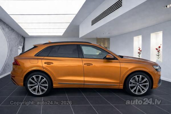 Oranžs Audi Q8 2018 Tallina, ar dzinēja tilpumu 3.00 L un nobraukumu 111 tūkst. km par 49900 €, foto 6 vietnē AUTOMOTO.COM.LV