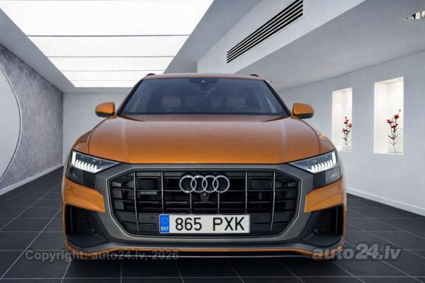 Oranžs Audi Q8 2018 Tallina, ar dzinēja tilpumu 3.00 L un nobraukumu 111 tūkst. km par 49900 €, foto 7 vietnē AUTOMOTO.COM.LV