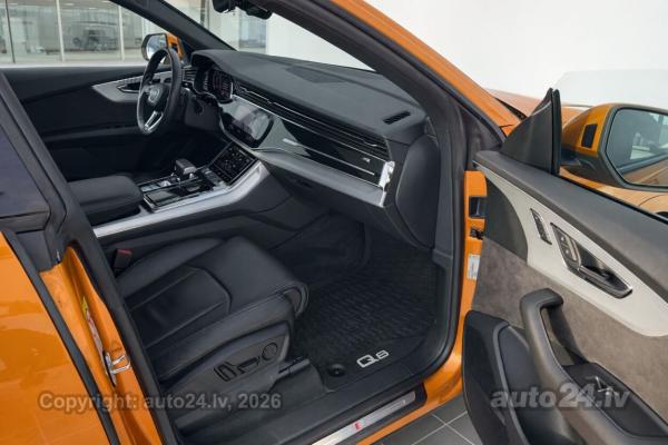 Orange Audi Q8 2018 in Tallinn, with an engine capacity of 3.00 L and mileage of 111 thousand km for 49900 €, photo 11 on AUTOMOTO.COM.LV