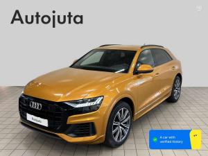 Orange Audi Q8 2018 in Kaunas, with an engine capacity of 2.97 L and mileage of 174 thousand km for 41800 €, photo  on AUTOMOTO.COM.LV