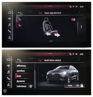 Orange Audi Q8 2018 in Kaunas, with an engine capacity of 2.97 L and mileage of 174 thousand km for 41800 €, photo 14 on AUTOMOTO.COM.LV