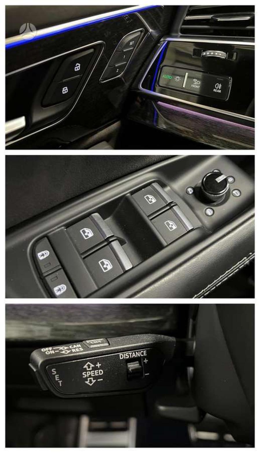 Orange Audi Q8 2018 in Kaunas, with an engine capacity of 2.97 L and mileage of 174 thousand km for 41800 €, photo 16 on AUTOMOTO.COM.LV