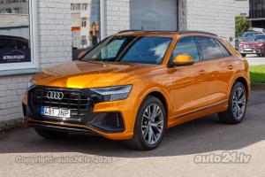 Orange Audi Q8 2019 in Tallinn, with an engine capacity of 3.00 L and mileage of 86 thousand km for 49900 €, photo 1 on AUTOMOTO.COM.LV