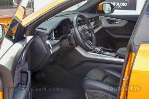 Orange Audi Q8 2019 in Tallinn, with an engine capacity of 3.00 L and mileage of 86 thousand km for 49900 €, photo 16 on AUTOMOTO.COM.LV