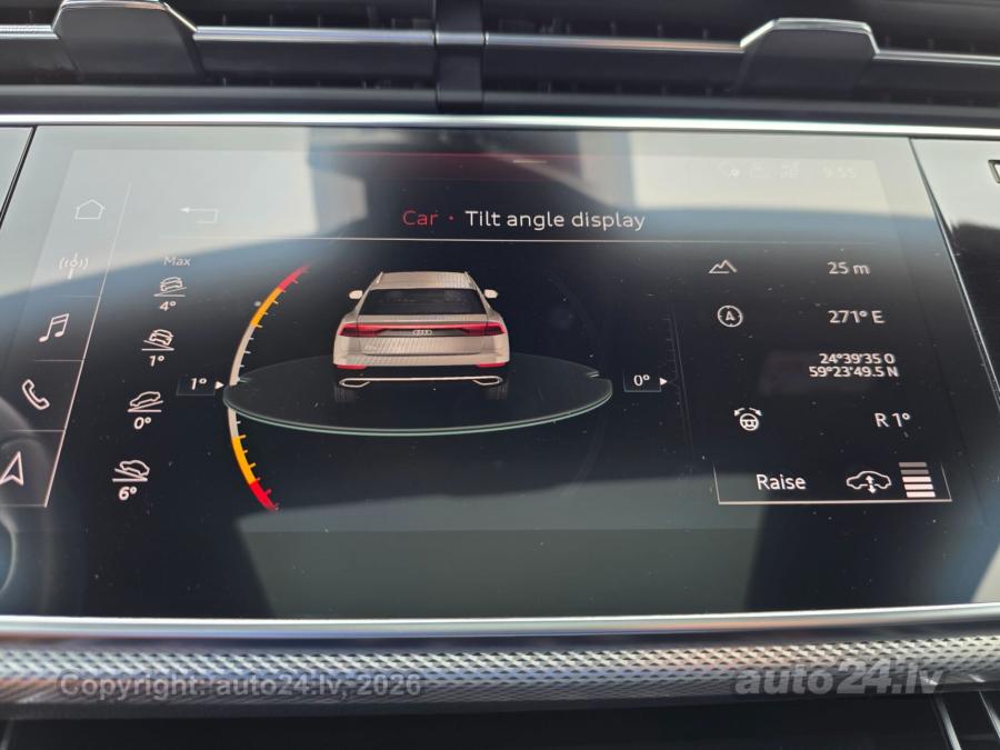 Orange Audi Q8 2019 in Tallinn, with an engine capacity of 3.00 L and mileage of 86 thousand km for 49900 €, photo 20 on AUTOMOTO.COM.LV