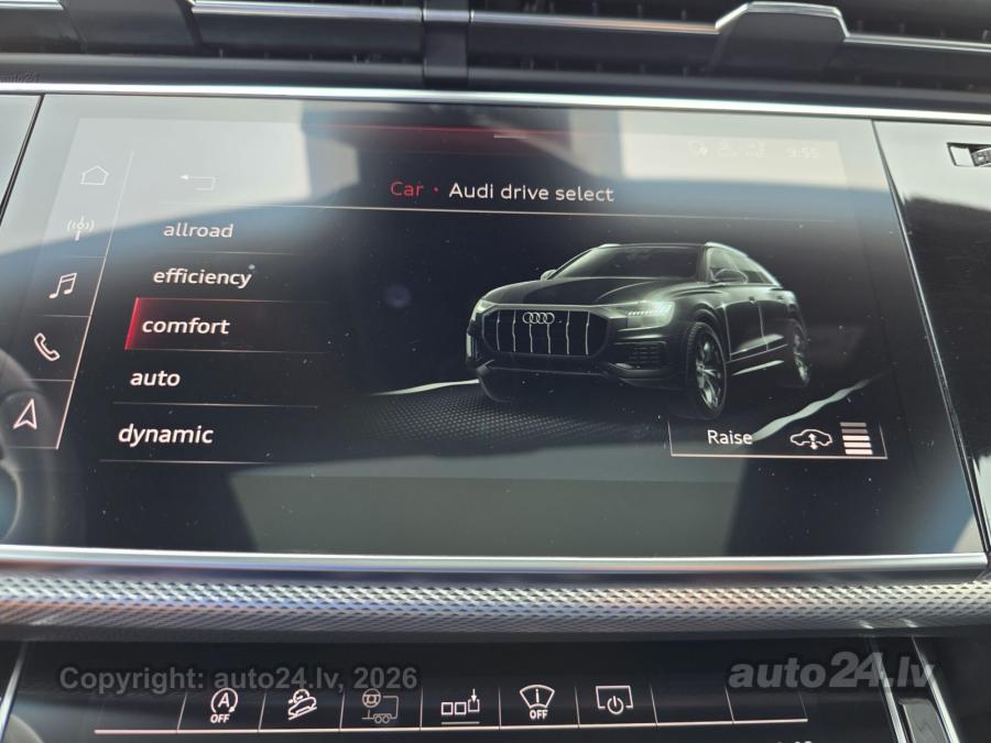 Orange Audi Q8 2019 in Tallinn, with an engine capacity of 3.00 L and mileage of 86 thousand km for 49900 €, photo 21 on AUTOMOTO.COM.LV