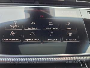 Orange Audi Q8 2019 in Tallinn, with an engine capacity of 3.00 L and mileage of 86 thousand km for 49900 €, photo 22 on AUTOMOTO.COM.LV