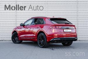Red Audi Q8 2025 in Riga, with an engine capacity of 4.00 L and mileage of 21 thousand km for 95900 €, photo 4 on AUTOMOTO.COM.LV