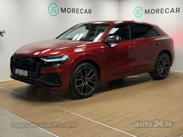 Red Audi Q8 2023 in Tallinn, with an engine capacity of 3.00 L and mileage of 88 thousand km for 64990 €, photo 1 on AUTOMOTO.COM.LV