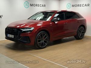 Red Audi Q8 2023 in Tallinn, with an engine capacity of 3.00 L and mileage of 88 thousand km for 64990 €, photo  on AUTOMOTO.COM.LV