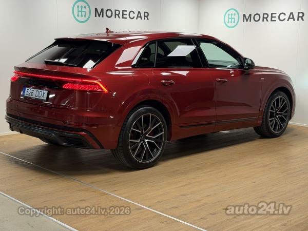 Red Audi Q8 2023 in Tallinn, with an engine capacity of 3.00 L and mileage of 88 thousand km for 64990 €, photo 2 on AUTOMOTO.COM.LV