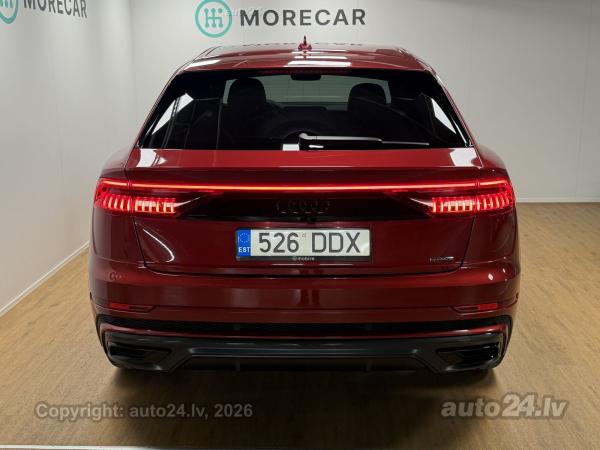 Red Audi Q8 2023 in Tallinn, with an engine capacity of 3.00 L and mileage of 88 thousand km for 64990 €, photo 6 on AUTOMOTO.COM.LV