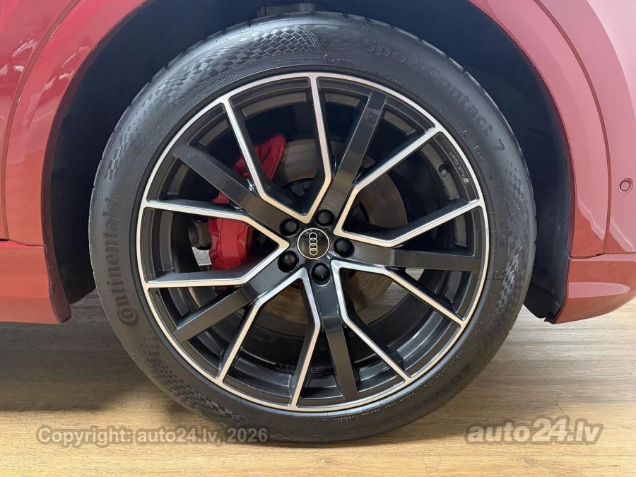 Red Audi Q8 2023 in Tallinn, with an engine capacity of 3.00 L and mileage of 88 thousand km for 64990 €, photo 8 on AUTOMOTO.COM.LV