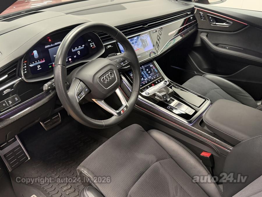 Red Audi Q8 2023 in Tallinn, with an engine capacity of 3.00 L and mileage of 88 thousand km for 64990 €, photo 14 on AUTOMOTO.COM.LV