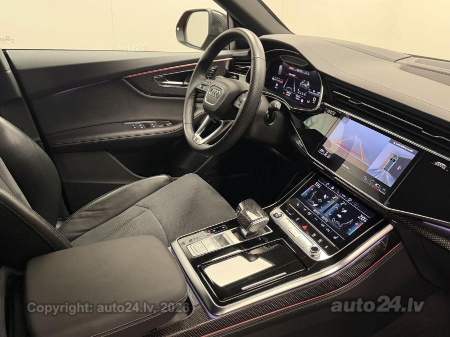 Red Audi Q8 2023 in Tallinn, with an engine capacity of 3.00 L and mileage of 88 thousand km for 64990 €, photo 15 on AUTOMOTO.COM.LV
