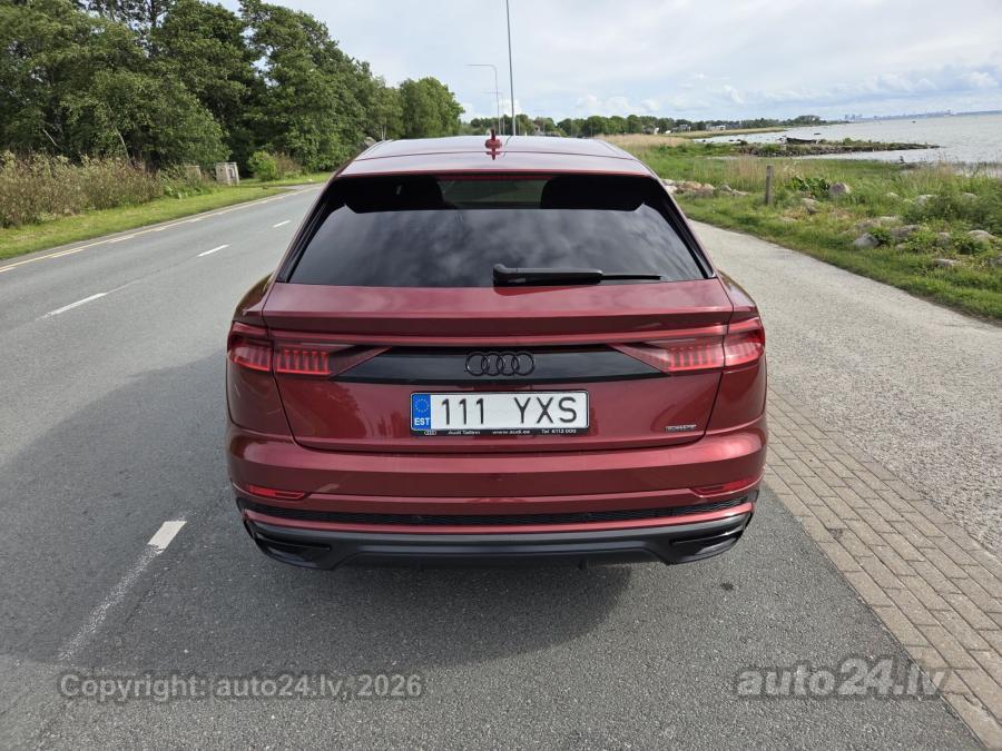 Sarkans Audi Q8 2023 Tallina, ar dzinēja tilpumu 3.00 L un nobraukumu 88 tūkst. km par 64900 €, foto 6 vietnē AUTOMOTO.COM.LV