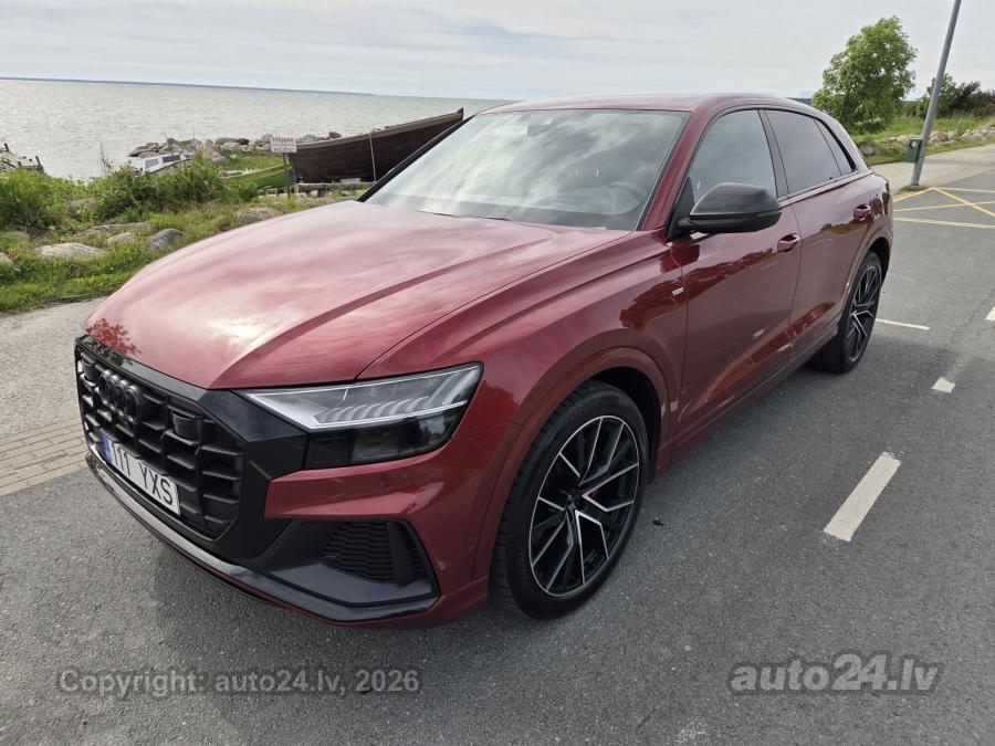 Sarkans Audi Q8 2023 Tallina, ar dzinēja tilpumu 3.00 L un nobraukumu 88 tūkst. km par 64900 €, foto 9 vietnē AUTOMOTO.COM.LV