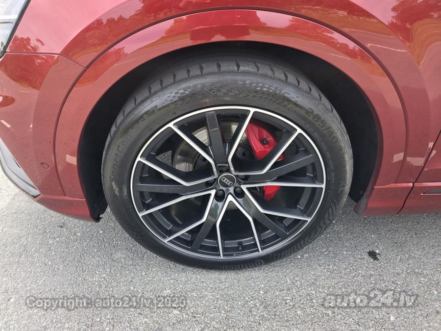 Sarkans Audi Q8 2023 Tallina, ar dzinēja tilpumu 3.00 L un nobraukumu 88 tūkst. km par 64900 €, foto 13 vietnē AUTOMOTO.COM.LV