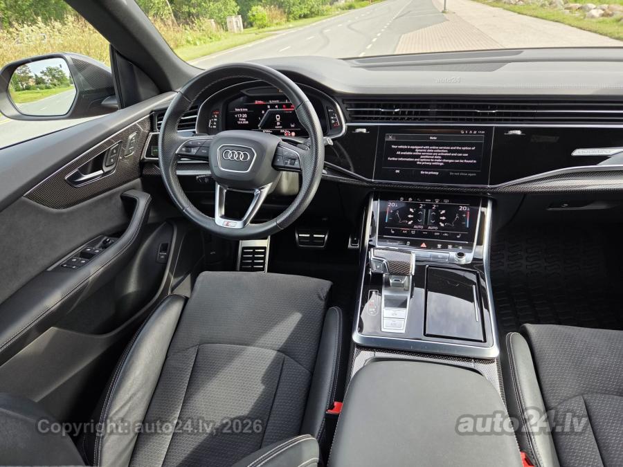 Sarkans Audi Q8 2023 Tallina, ar dzinēja tilpumu 3.00 L un nobraukumu 88 tūkst. km par 64900 €, foto 16 vietnē AUTOMOTO.COM.LV