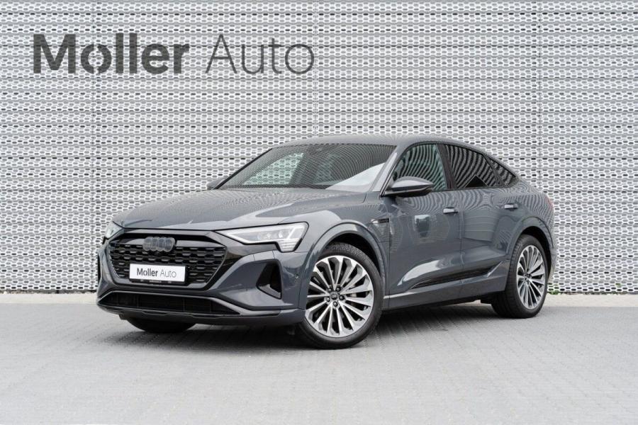 Pelēks Audi Q8 Sportback e-tron 2023 Mārupe, ar dzinēja tilpumu 0.00 L un nobraukumu 57 tūkst. km par 51900 €, foto 1 vietnē AUTOMOTO.COM.LV