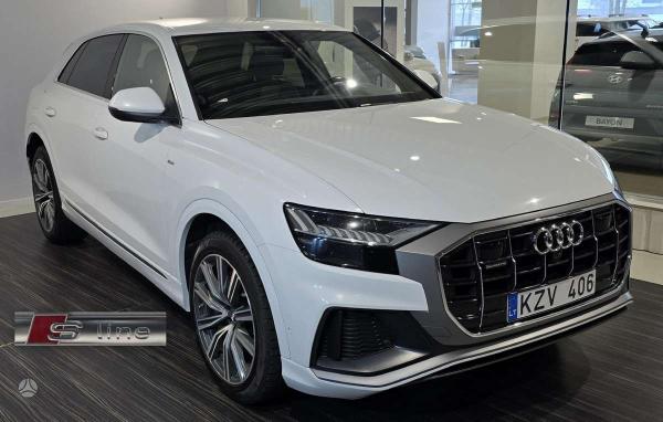 White Audi Q8 2018 in Siauliai, with an engine capacity of 2.97 L and mileage of 196 thousand km for 39500 €, photo 1 on AUTOMOTO.COM.LV