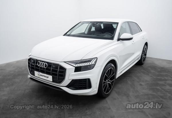 White Audi Q8 2018 in Tallinn, with an engine capacity of 3.00 L and mileage of 212 thousand km for 35999 €, photo 1 on AUTOMOTO.COM.LV