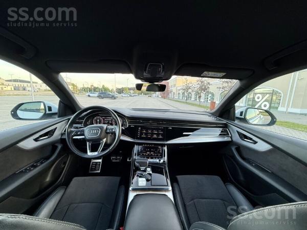 White Audi Q8 2018 in Riga, with an engine capacity of 3.00 L and mileage of 211 thousand km for 37994 €, photo 8 on AUTOMOTO.COM.LV
