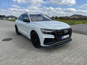 Balts Audi Q8 2018 Rīga, ar dzinēja tilpumu 3.00 L un nobraukumu 132 tūkst. km par 39800 €, foto 1 vietnē AUTOMOTO.COM.LV