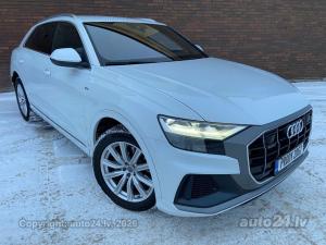 Balts Audi Q8 2019 Tartu, ar dzinēja tilpumu 3.00 L un nobraukumu 169 tūkst. km par 43900 €, foto  vietnē AUTOMOTO.COM.LV
