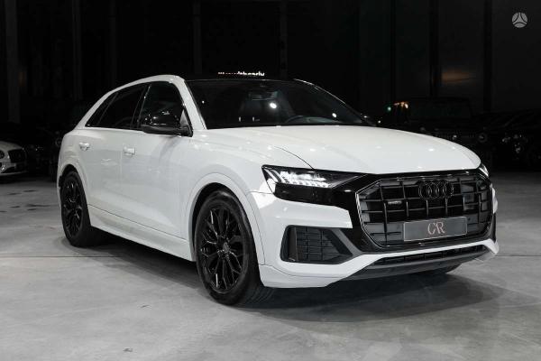 Balts Audi Q8 2019 Rīga, ar dzinēja tilpumu 2.97 L un nobraukumu 124 tūkst. km par 48800 €, foto 3 vietnē AUTOMOTO.COM.LV