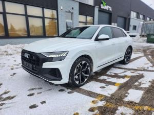 White Audi Q8 2019 in Kaunas, with an engine capacity of 2.97 L and mileage of 275 thousand km for 35000 €, photo  on AUTOMOTO.COM.LV