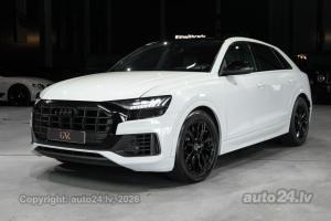 Balts Audi Q8 2019 Rīga, ar dzinēja tilpumu 3.00 L un nobraukumu 124 tūkst. km par 46600 €, foto  vietnē AUTOMOTO.COM.LV
