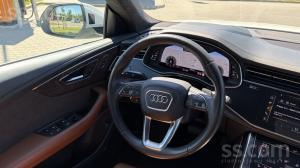 Balts Audi Q8 2019 Rīga, ar dzinēja tilpumu 3.00 L un nobraukumu 158 tūkst. km par 44500 €, foto 18 vietnē AUTOMOTO.COM.LV