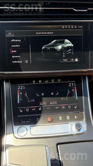 Balts Audi Q8 2019 Rīga, ar dzinēja tilpumu 3.00 L un nobraukumu 158 tūkst. km par 44500 €, foto 26 vietnē AUTOMOTO.COM.LV