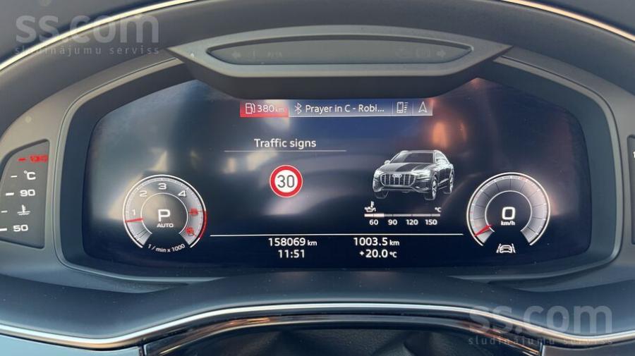 White Audi Q8 2019 in Riga, with an engine capacity of 3.00 L and mileage of 158 thousand km for 44500 €, photo 27 on AUTOMOTO.COM.LV