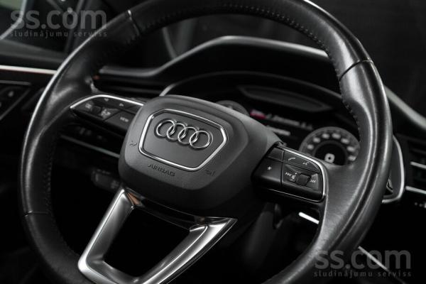 White Audi Q8 2019 in Riga, with an engine capacity of 3.00 L and mileage of 124 thousand km for 40900 €, photo 7 on AUTOMOTO.COM.LV