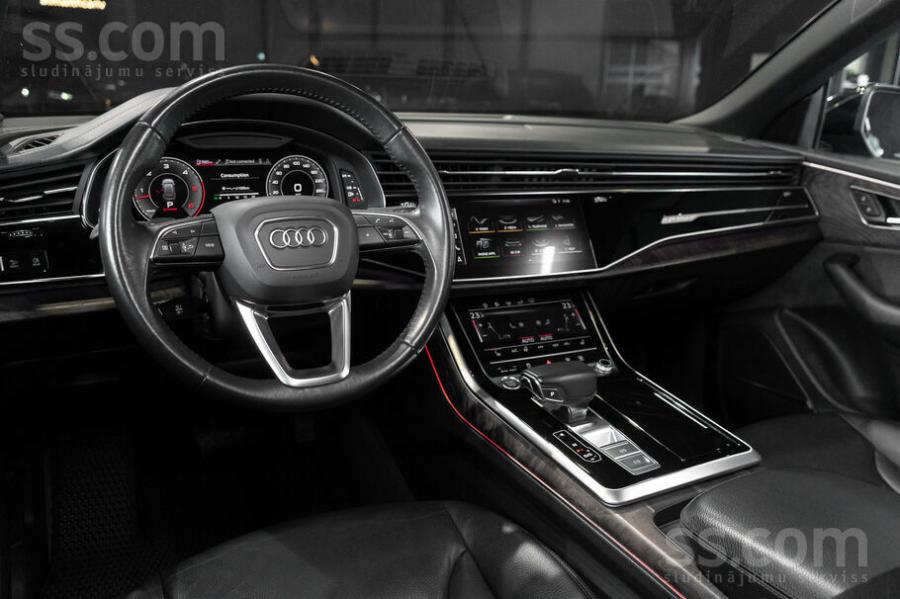 Balts Audi Q8 2019 Rīga, ar dzinēja tilpumu 3.00 L un nobraukumu 124 tūkst. km par 40900 €, foto 11 vietnē AUTOMOTO.COM.LV