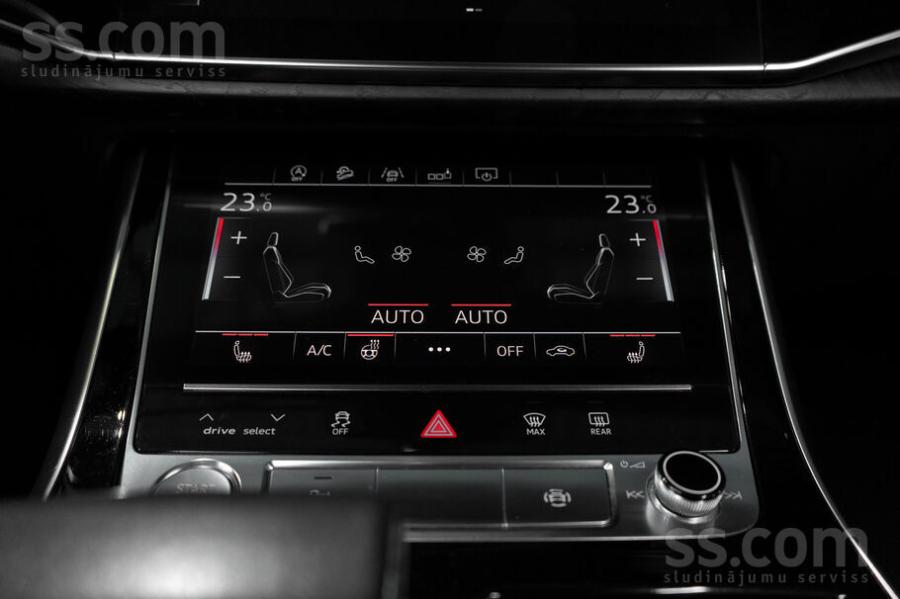 Balts Audi Q8 2019 Rīga, ar dzinēja tilpumu 3.00 L un nobraukumu 124 tūkst. km par 40900 €, foto 26 vietnē AUTOMOTO.COM.LV