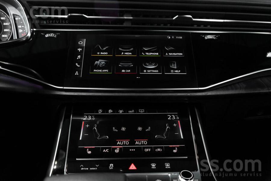 Balts Audi Q8 2019 Rīga, ar dzinēja tilpumu 3.00 L un nobraukumu 124 tūkst. km par 40900 €, foto 27 vietnē AUTOMOTO.COM.LV