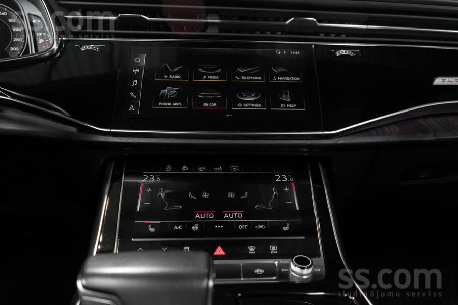 Balts Audi Q8 2019 Rīga, ar dzinēja tilpumu 3.00 L un nobraukumu 124 tūkst. km par 40900 €, foto 34 vietnē AUTOMOTO.COM.LV
