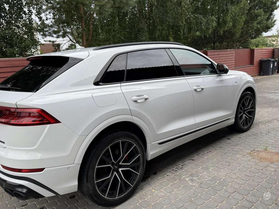 Balts Audi Q8 2019 Klaipėda, ar dzinēja tilpumu 3.00 L un nobraukumu 102 tūkst. km par 39950 €, foto 7 vietnē AUTOMOTO.COM.LV