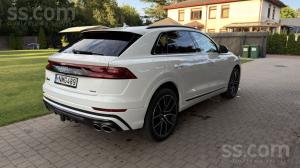 Balts Audi Q8 2019 Rīga, ar dzinēja tilpumu 3.00 L un nobraukumu 104 tūkst. km par 37500 €, foto 3 vietnē AUTOMOTO.COM.LV