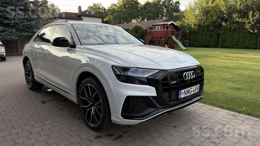 Balts Audi Q8 2019 Rīga, ar dzinēja tilpumu 3.00 L un nobraukumu 104 tūkst. km par 37500 €, foto 6 vietnē AUTOMOTO.COM.LV