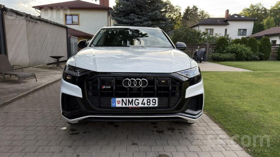 Balts Audi Q8 2019 Rīga, ar dzinēja tilpumu 3.00 L un nobraukumu 104 tūkst. km par 37500 €, foto 7 vietnē AUTOMOTO.COM.LV