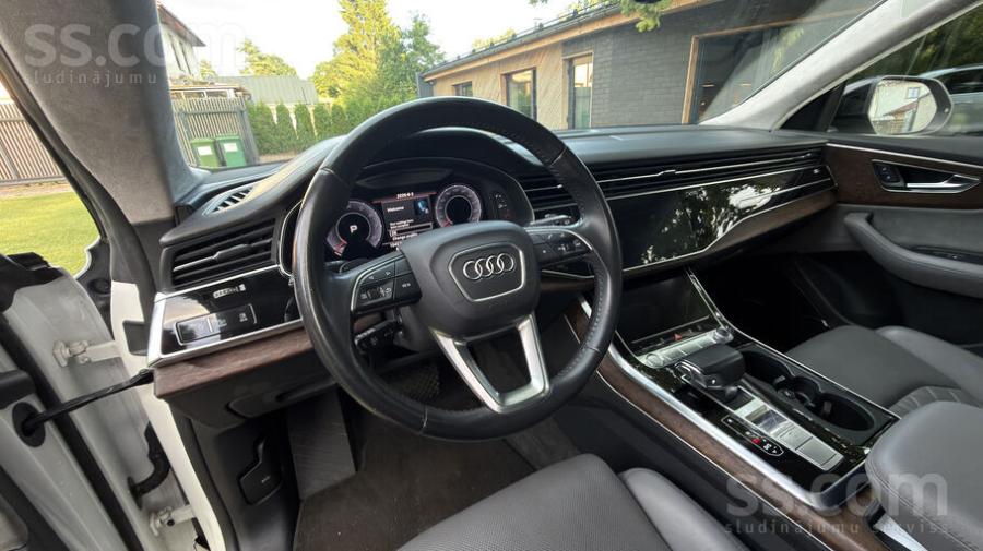 Balts Audi Q8 2019 Rīga, ar dzinēja tilpumu 3.00 L un nobraukumu 104 tūkst. km par 37500 €, foto 12 vietnē AUTOMOTO.COM.LV