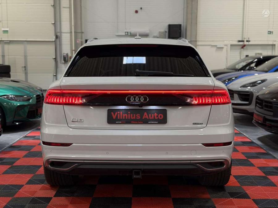 Balts Audi Q8 2019 Viļņa, ar dzinēja tilpumu 3.00 L un nobraukumu 138 tūkst. km par 36990 €, foto 6 vietnē AUTOMOTO.COM.LV