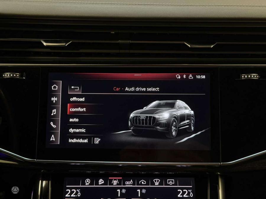 Balts Audi Q8 2019 Viļņa, ar dzinēja tilpumu 3.00 L un nobraukumu 138 tūkst. km par 36990 €, foto 30 vietnē AUTOMOTO.COM.LV