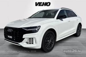 White Audi Q8 2019 in Parnu, with an engine capacity of 3.00 L and mileage of 164 thousand km for 36900 €, photo  on AUTOMOTO.COM.LV